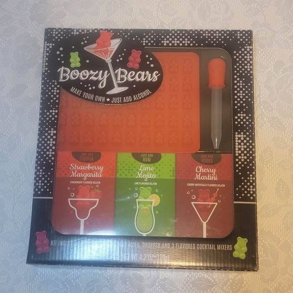 Boozy Bear | Kitchen | Nib Boozy Bears Gummy Bears Make Your Own Kit ...